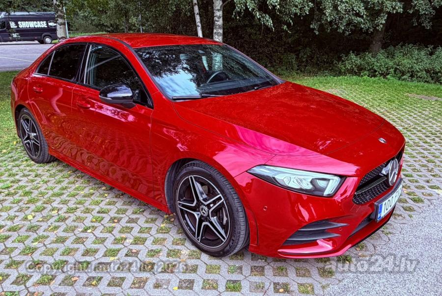 Sarkans Mercedes-Benz A-Class 2020 Tallina, ar dzinēja tilpumu 1.30 L un nobraukumu 45 tūkst. km par 23500 €, foto 4 vietnē AUTOMOTO.COM.LV