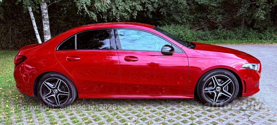 Sarkans Mercedes-Benz A-Class 2020 Tallina, ar dzinēja tilpumu 1.30 L un nobraukumu 45 tūkst. km par 23500 €, foto 5 vietnē AUTOMOTO.COM.LV