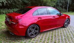 Sarkans Mercedes-Benz A-Class 2020 Tallina, ar dzinēja tilpumu 1.30 L un nobraukumu 45 tūkst. km par 23500 €, foto 7 vietnē AUTOMOTO.COM.LV