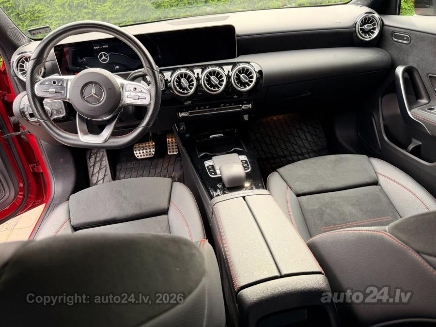 Sarkans Mercedes-Benz A-Class 2020 Tallina, ar dzinēja tilpumu 1.30 L un nobraukumu 45 tūkst. km par 23500 €, foto 19 vietnē AUTOMOTO.COM.LV