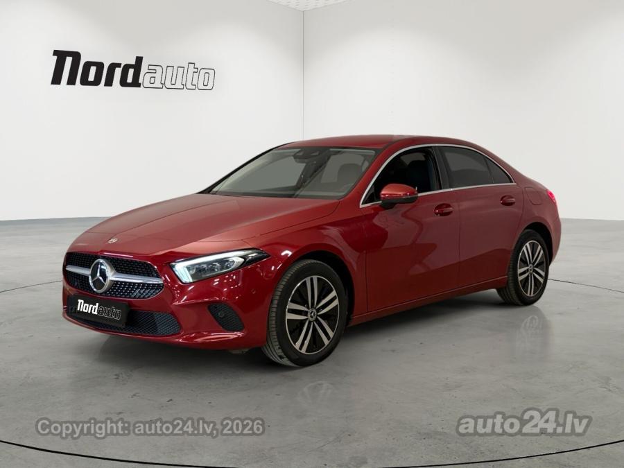 Sarkans Mercedes-Benz A-Class 2022 Tallina, ar dzinēja tilpumu 1.30 L un nobraukumu 81 tūkst. km par 27900 €, foto 1 vietnē AUTOMOTO.COM.LV