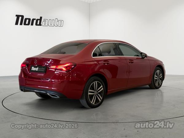 Red Mercedes-Benz A-Class 2022 in Tallinn, with an engine capacity of 1.30 L and mileage of 81 thousand km for 27900 €, photo 3 on AUTOMOTO.COM.LV