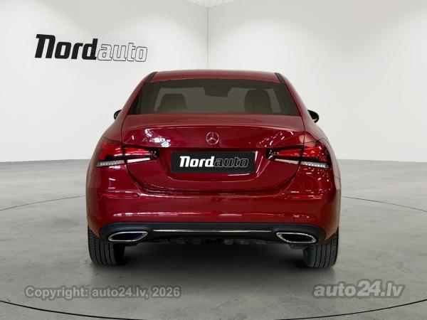 Red Mercedes-Benz A-Class 2022 in Tallinn, with an engine capacity of 1.30 L and mileage of 81 thousand km for 27900 €, photo 5 on AUTOMOTO.COM.LV