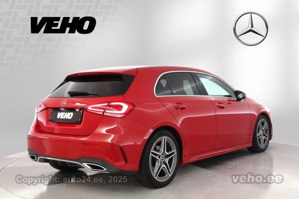 Red Mercedes-Benz A-Class 2019 in Tallinn, with an engine capacity of 1.50 L and mileage of 120 thousand km for 18900 €, photo 3 on AUTOMOTO.COM.LV