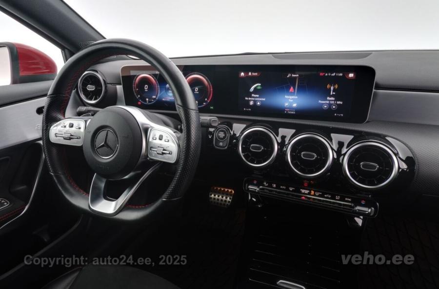 Sarkans Mercedes-Benz A-Class 2019 Tallina, ar dzinēja tilpumu 1.50 L un nobraukumu 120 tūkst. km par 18900 €, foto 12 vietnē AUTOMOTO.COM.LV