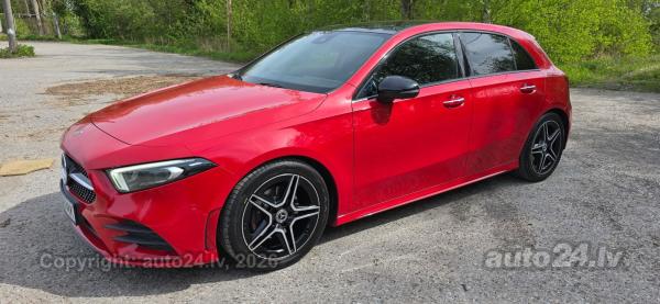 Sarkans Mercedes-Benz A-Class 2019 Tallina, ar dzinēja tilpumu 1.30 L un nobraukumu 79 tūkst. km par 22900 €, foto 1 vietnē AUTOMOTO.COM.LV