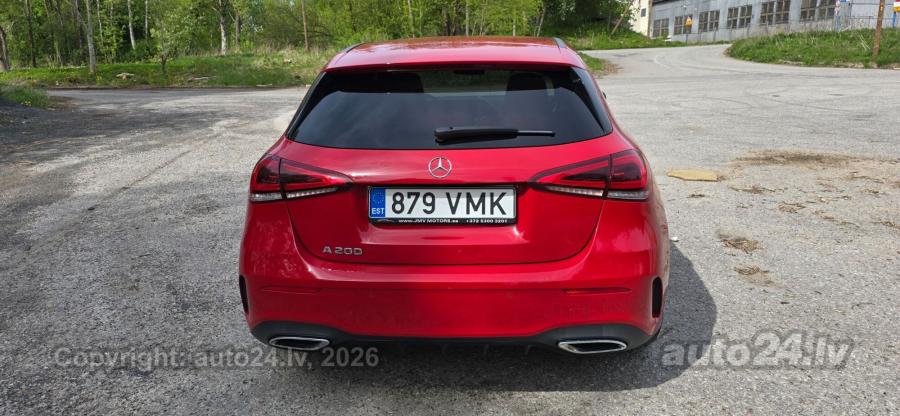 Sarkans Mercedes-Benz A-Class 2019 Tallina, ar dzinēja tilpumu 1.30 L un nobraukumu 79 tūkst. km par 22900 €, foto 6 vietnē AUTOMOTO.COM.LV