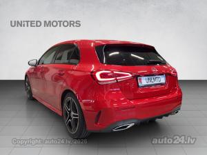 Red Mercedes-Benz A-Class 2019 in Tallinn, with an engine capacity of 1.30 L and mileage of 94 thousand km for 19900 €, photo 5 on AUTOMOTO.COM.LV