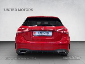 Red Mercedes-Benz A-Class 2019 in Tallinn, with an engine capacity of 1.30 L and mileage of 94 thousand km for 19900 €, photo 7 on AUTOMOTO.COM.LV