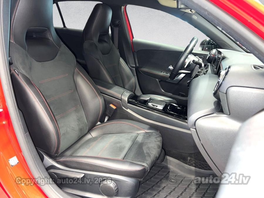 Red Mercedes-Benz A-Class 2019 in Tallinn, with an engine capacity of 1.30 L and mileage of 94 thousand km for 19900 €, photo 12 on AUTOMOTO.COM.LV