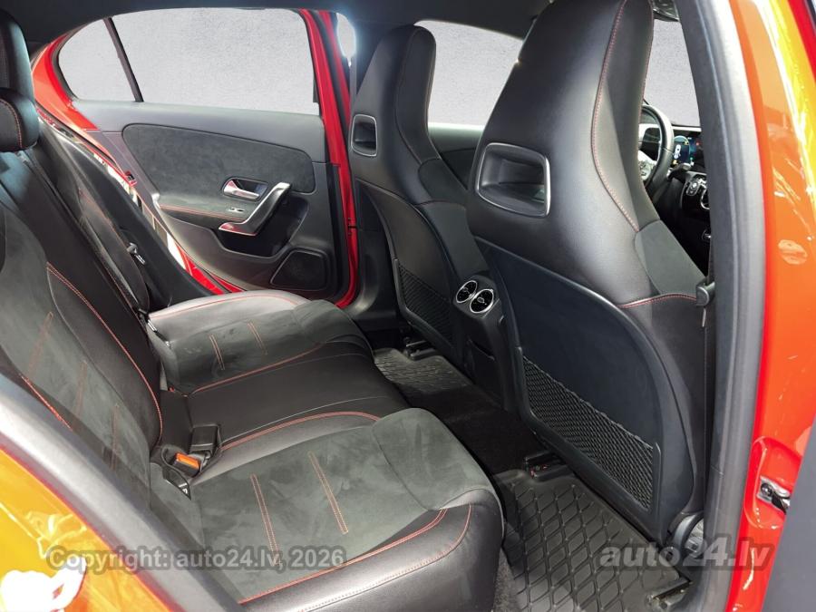 Red Mercedes-Benz A-Class 2019 in Tallinn, with an engine capacity of 1.30 L and mileage of 94 thousand km for 19900 €, photo 13 on AUTOMOTO.COM.LV