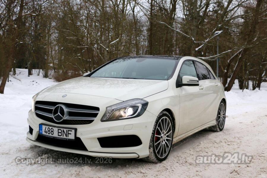 White Mercedes-Benz A-Class 2013 in Tallinn, with an engine capacity of 1.60 L and mileage of 121 thousand km for 12000 €, photo 1 on AUTOMOTO.COM.LV