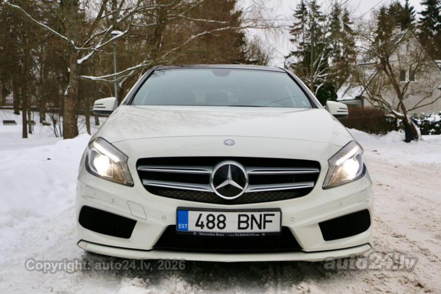 White Mercedes-Benz A-Class 2013 in Tallinn, with an engine capacity of 1.60 L and mileage of 121 thousand km for 12000 €, photo 2 on AUTOMOTO.COM.LV