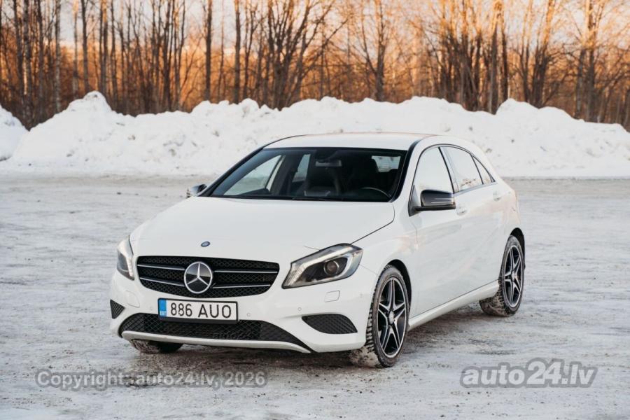 White Mercedes-Benz A-Class 2013 in Tallinn, with an engine capacity of 1.80 L and mileage of 204 thousand km for 9490 €, photo 3 on AUTOMOTO.COM.LV