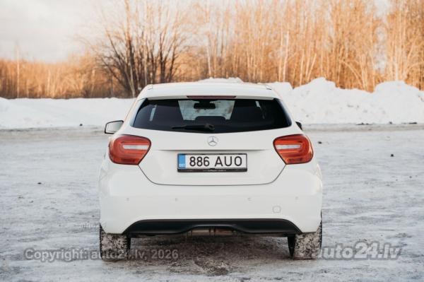 White Mercedes-Benz A-Class 2013 in Tallinn, with an engine capacity of 1.80 L and mileage of 204 thousand km for 9490 €, photo 5 on AUTOMOTO.COM.LV