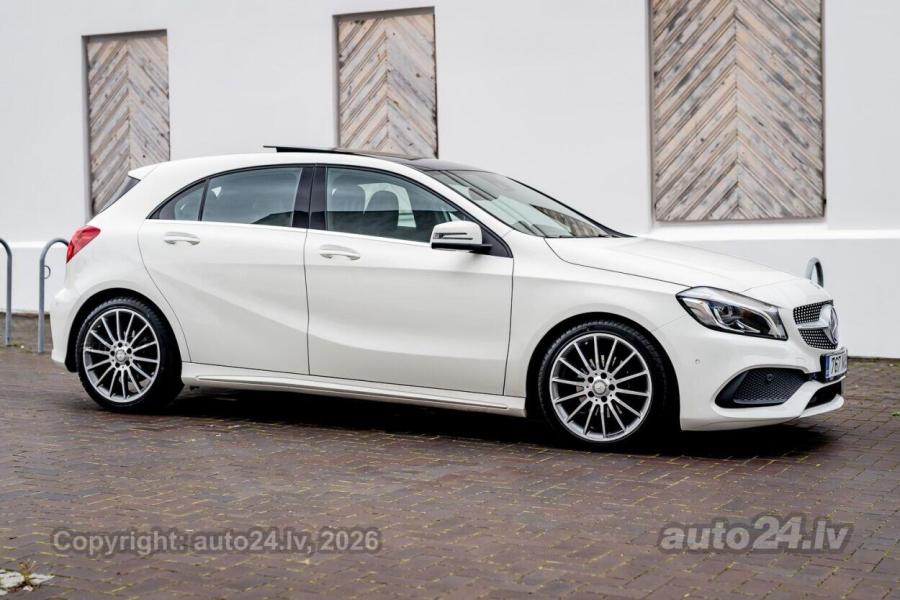 White Mercedes-Benz A-Class 2016 in Parnu, with an engine capacity of 1.60 L and mileage of 112 thousand km for 15500 €, photo 5 on AUTOMOTO.COM.LV