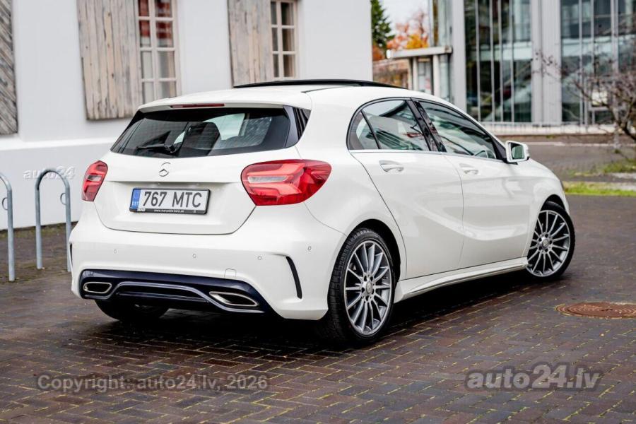 White Mercedes-Benz A-Class 2016 in Parnu, with an engine capacity of 1.60 L and mileage of 112 thousand km for 15500 €, photo 6 on AUTOMOTO.COM.LV