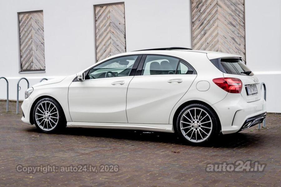 White Mercedes-Benz A-Class 2016 in Parnu, with an engine capacity of 1.60 L and mileage of 112 thousand km for 15500 €, photo 7 on AUTOMOTO.COM.LV