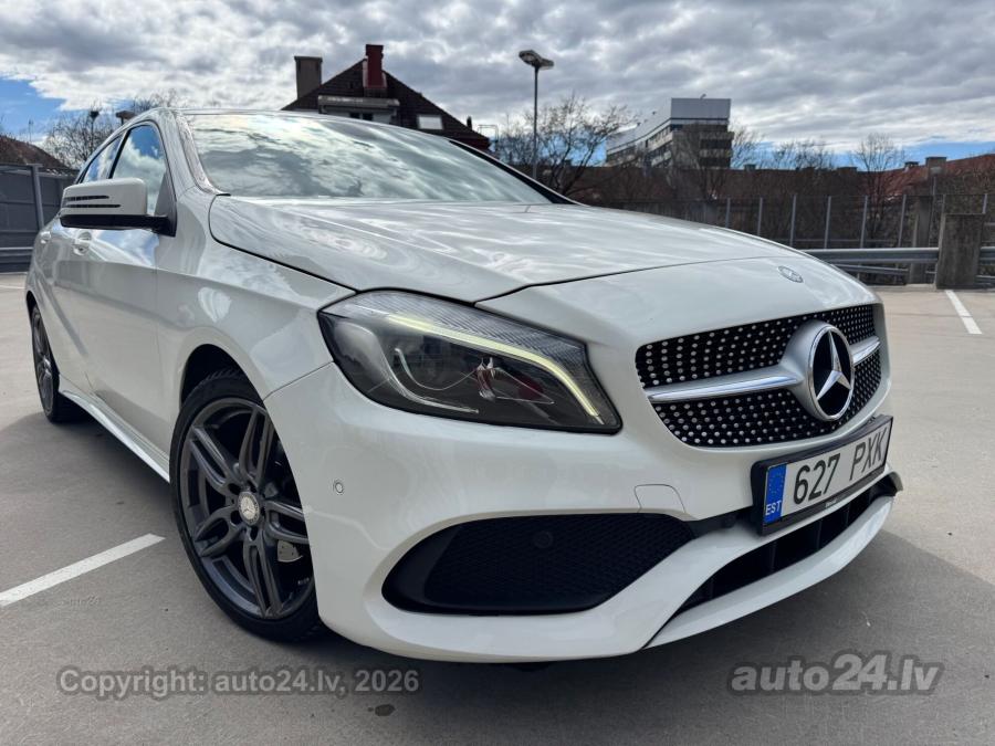 Balts Mercedes-Benz A-Class 2017 Tallina, ar dzinēja tilpumu 1.50 L un nobraukumu 83 tūkst. km par 14950 €, foto 3 vietnē AUTOMOTO.COM.LV