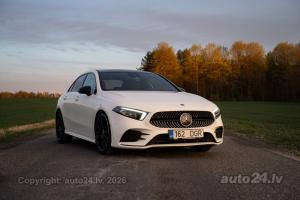 White Mercedes-Benz A-Class 2019 in Tallinn, with an engine capacity of 1.30 L and mileage of 118 thousand km for 22900 €, photo  on AUTOMOTO.COM.LV