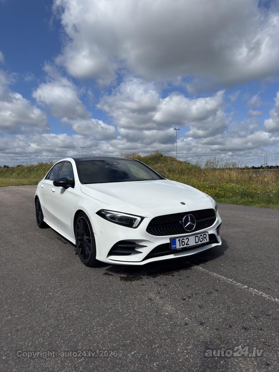 White Mercedes-Benz A-Class 2019 in Tallinn, with an engine capacity of 1.30 L and mileage of 118 thousand km for 22900 €, photo 6 on AUTOMOTO.COM.LV