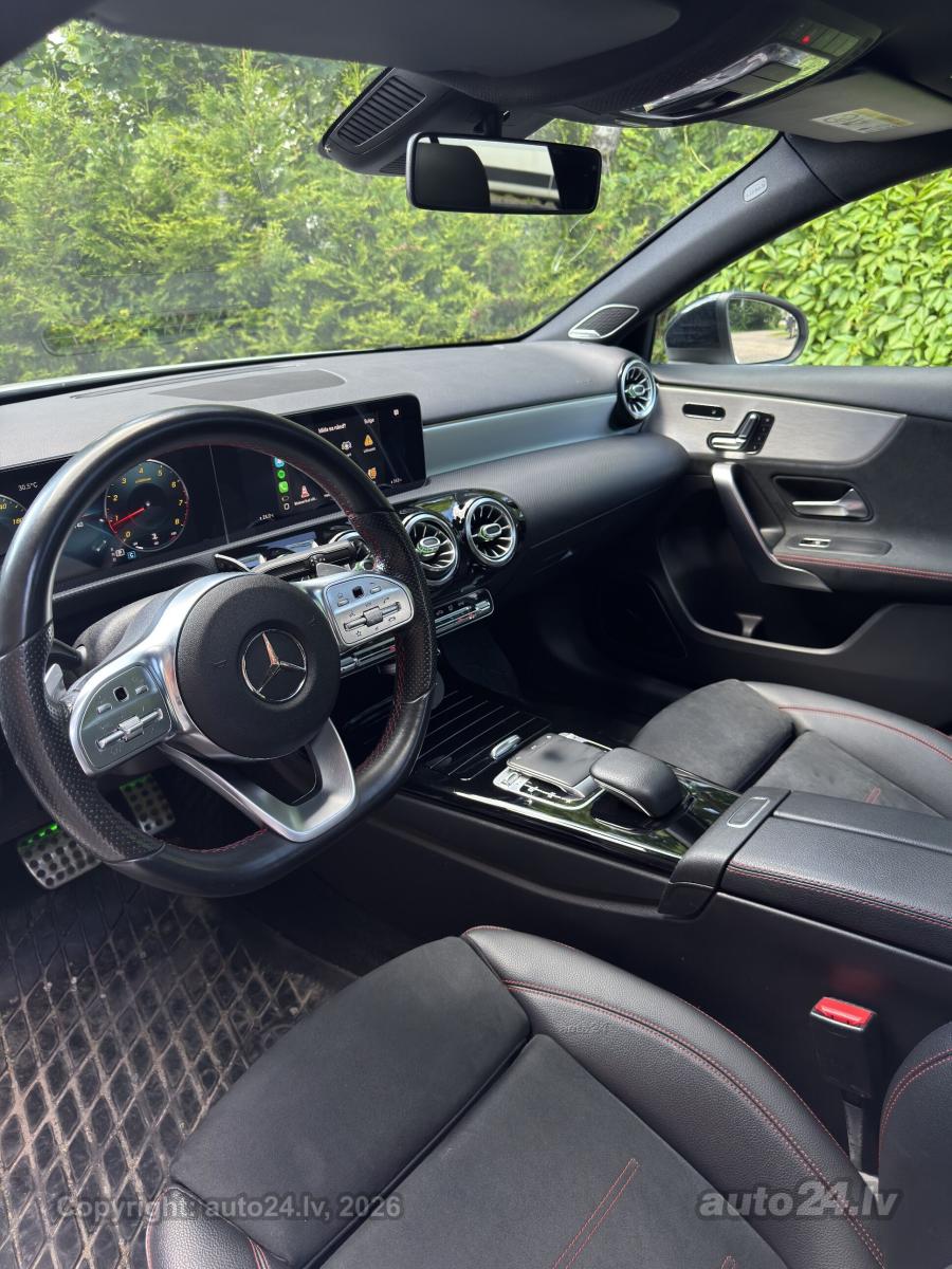White Mercedes-Benz A-Class 2019 in Tallinn, with an engine capacity of 1.30 L and mileage of 118 thousand km for 22900 €, photo 8 on AUTOMOTO.COM.LV
