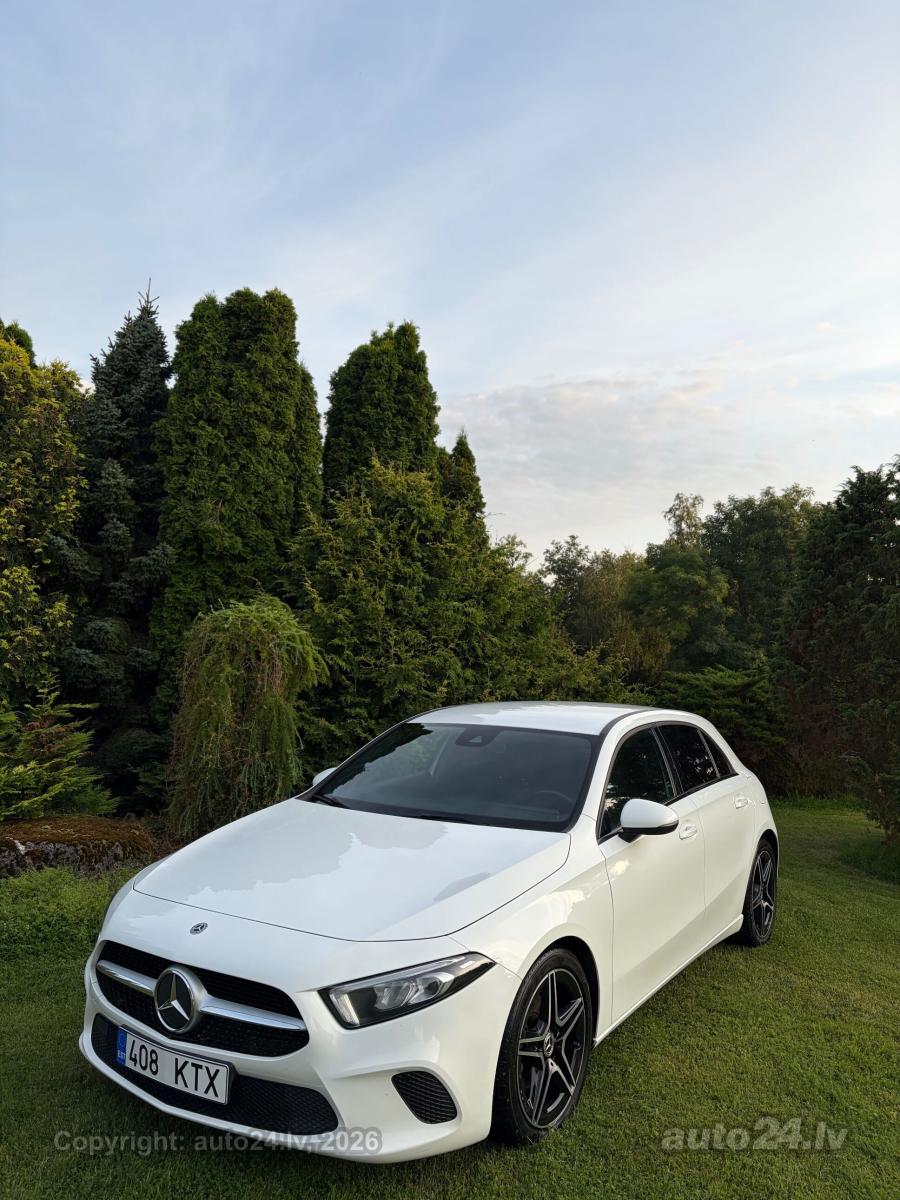 White Mercedes-Benz A-Class 2018 in Tallinn, with an engine capacity of 1.50 L and mileage of 225 thousand km for 15990 €, photo 1 on AUTOMOTO.COM.LV