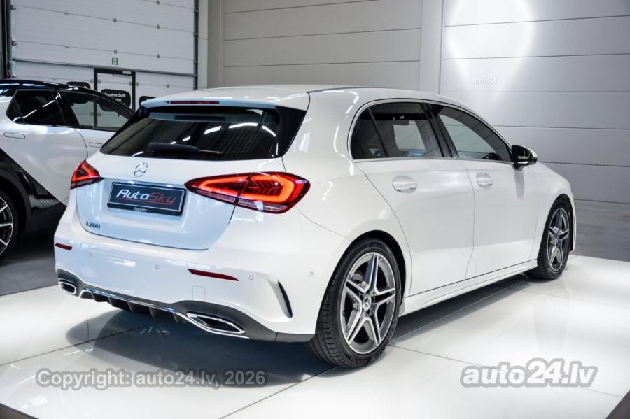 White Mercedes-Benz A-Class 2019 in Tallinn, with an engine capacity of 1.30 L and mileage of 61 thousand km for 23500 €, photo 3 on AUTOMOTO.COM.LV