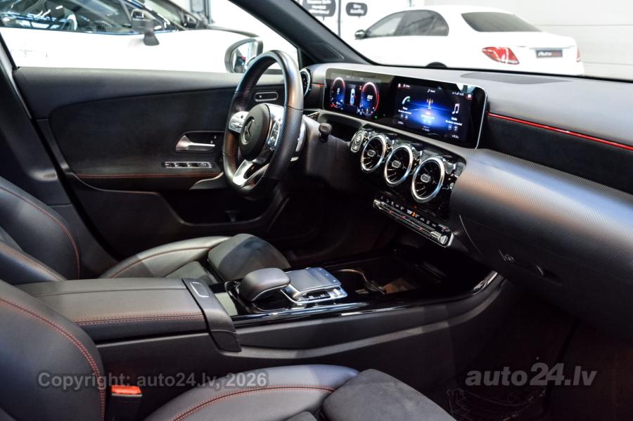 White Mercedes-Benz A-Class 2019 in Tallinn, with an engine capacity of 1.30 L and mileage of 61 thousand km for 23500 €, photo 15 on AUTOMOTO.COM.LV