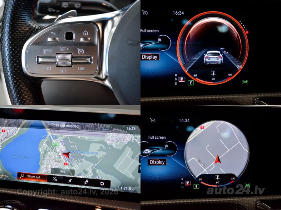 White Mercedes-Benz A-Class 2019 in Tallinn, with an engine capacity of 1.30 L and mileage of 61 thousand km for 23500 €, photo 28 on AUTOMOTO.COM.LV