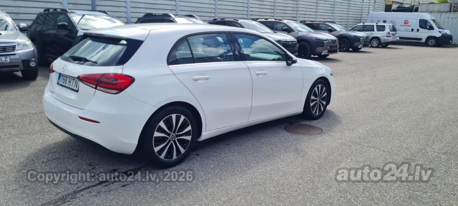 White Mercedes-Benz A-Class 2021 in Tallinn, with an engine capacity of 1.30 L and mileage of 75 thousand km for 17900 €, photo 5 on AUTOMOTO.COM.LV