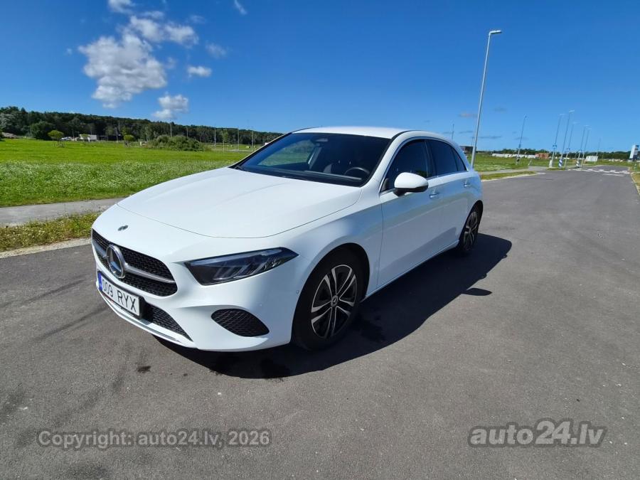 Balts Mercedes-Benz A-Class 2023 Tallina, ar dzinēja tilpumu 1.30 L un nobraukumu 19 tūkst. km par 30100 €, foto 6 vietnē AUTOMOTO.COM.LV