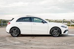 White Mercedes-Benz A-Class 2023 in Parnu, with an engine capacity of 1.30 L and mileage of 66 thousand km for 34500 €, photo 5 on AUTOMOTO.COM.LV