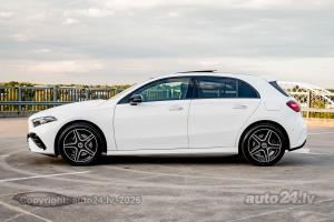 White Mercedes-Benz A-Class 2023 in Parnu, with an engine capacity of 1.30 L and mileage of 66 thousand km for 34500 €, photo 6 on AUTOMOTO.COM.LV