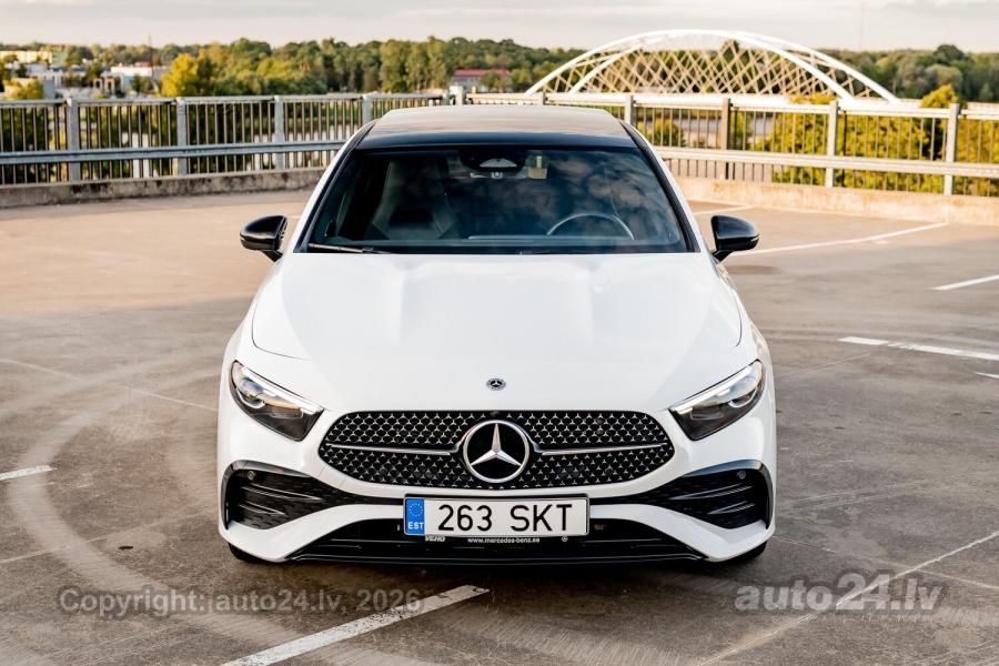 White Mercedes-Benz A-Class 2023 in Parnu, with an engine capacity of 1.30 L and mileage of 66 thousand km for 34500 €, photo 7 on AUTOMOTO.COM.LV