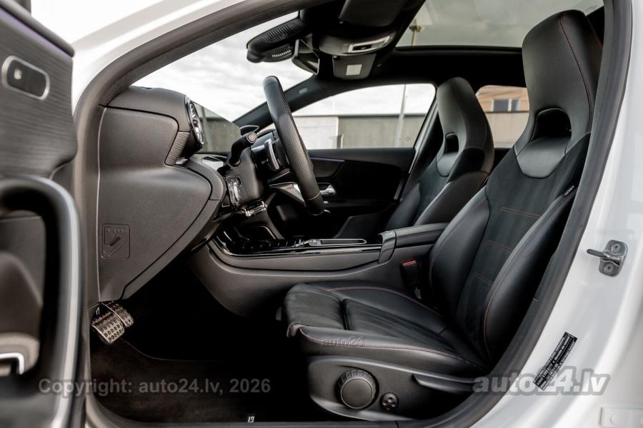 White Mercedes-Benz A-Class 2023 in Parnu, with an engine capacity of 1.30 L and mileage of 66 thousand km for 34500 €, photo 10 on AUTOMOTO.COM.LV