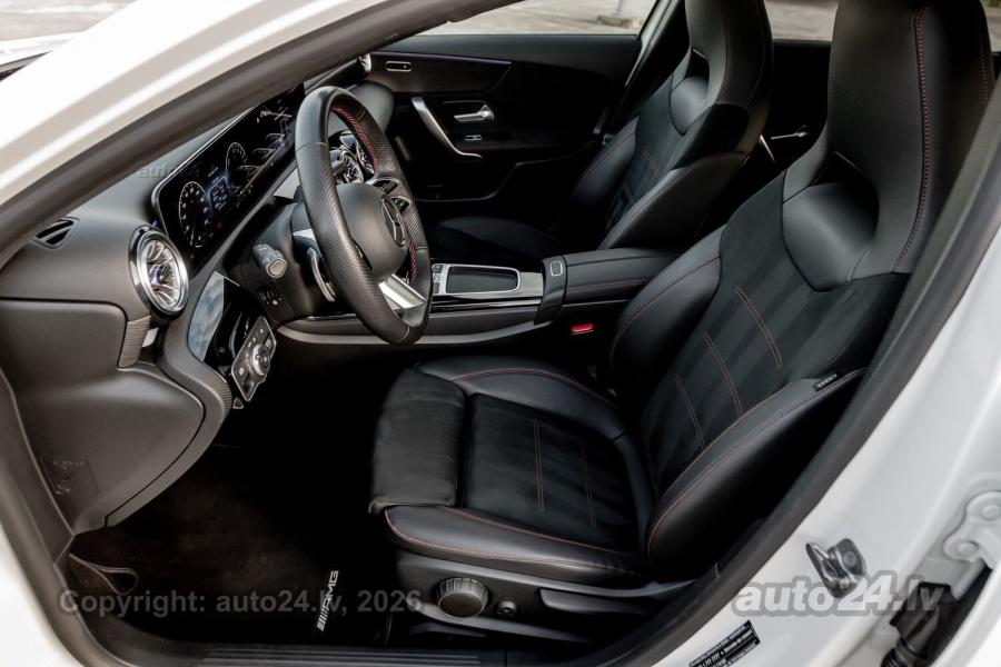 White Mercedes-Benz A-Class 2023 in Parnu, with an engine capacity of 1.30 L and mileage of 66 thousand km for 34500 €, photo 11 on AUTOMOTO.COM.LV