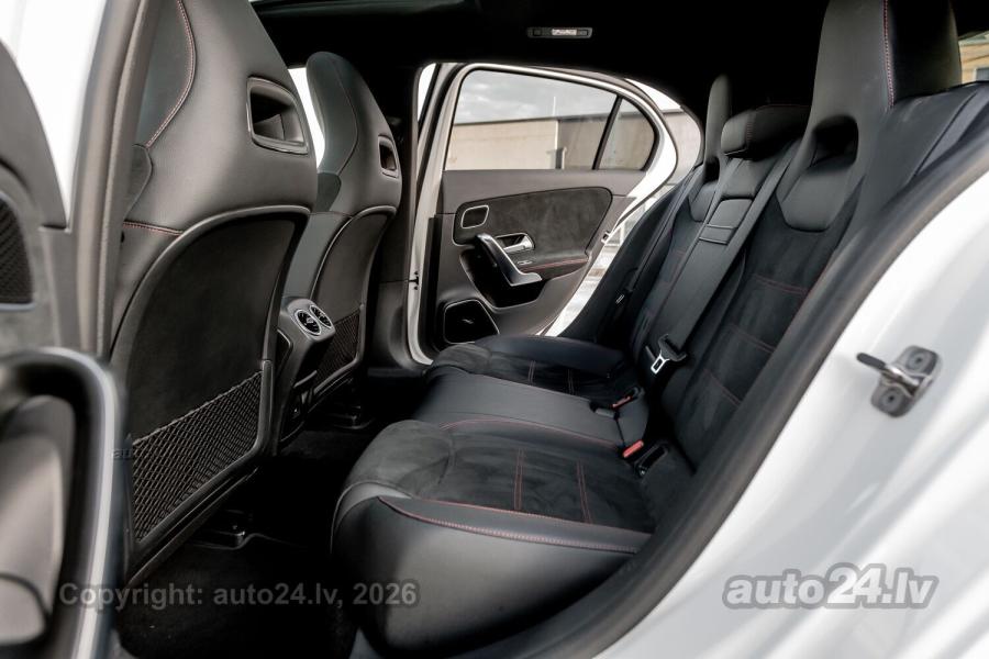 White Mercedes-Benz A-Class 2023 in Parnu, with an engine capacity of 1.30 L and mileage of 66 thousand km for 34500 €, photo 15 on AUTOMOTO.COM.LV