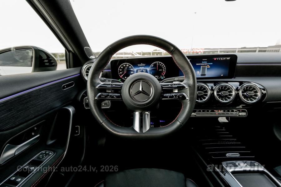 White Mercedes-Benz A-Class 2023 in Parnu, with an engine capacity of 1.30 L and mileage of 66 thousand km for 34500 €, photo 18 on AUTOMOTO.COM.LV