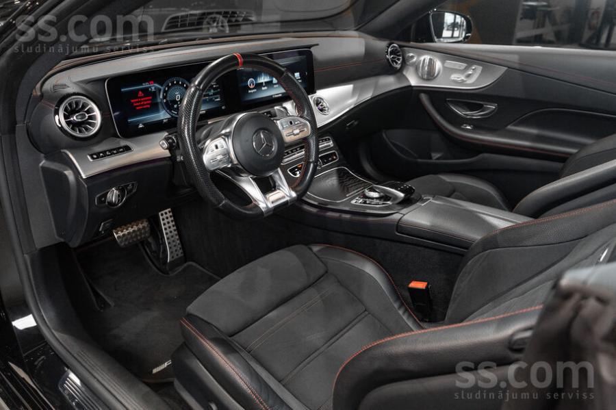 Black Mercedes-Benz amg-e-53 2019 in Riga, with an engine capacity of 3.00 L and mileage of 127 thousand km for 43500 €, photo 10 on AUTOMOTO.COM.LV