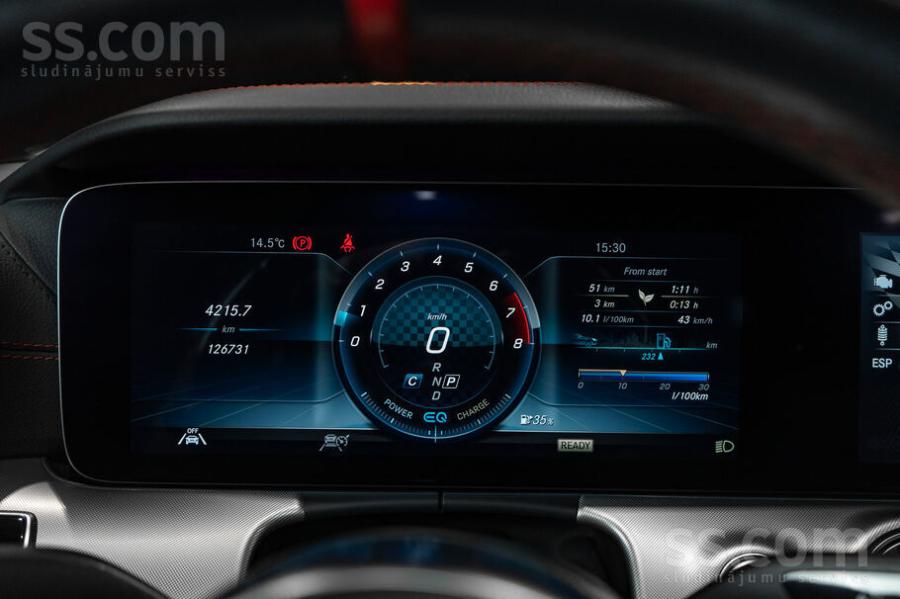 Black Mercedes-Benz amg-e-53 2019 in Riga, with an engine capacity of 3.00 L and mileage of 127 thousand km for 43500 €, photo 20 on AUTOMOTO.COM.LV