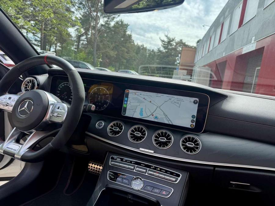 White Mercedes-Benz amg-e-53 2019 in Tallinn, with an engine capacity of 3.00 L and mileage of 65 thousand km for 40000 €, photo 6 on AUTOMOTO.COM.LV