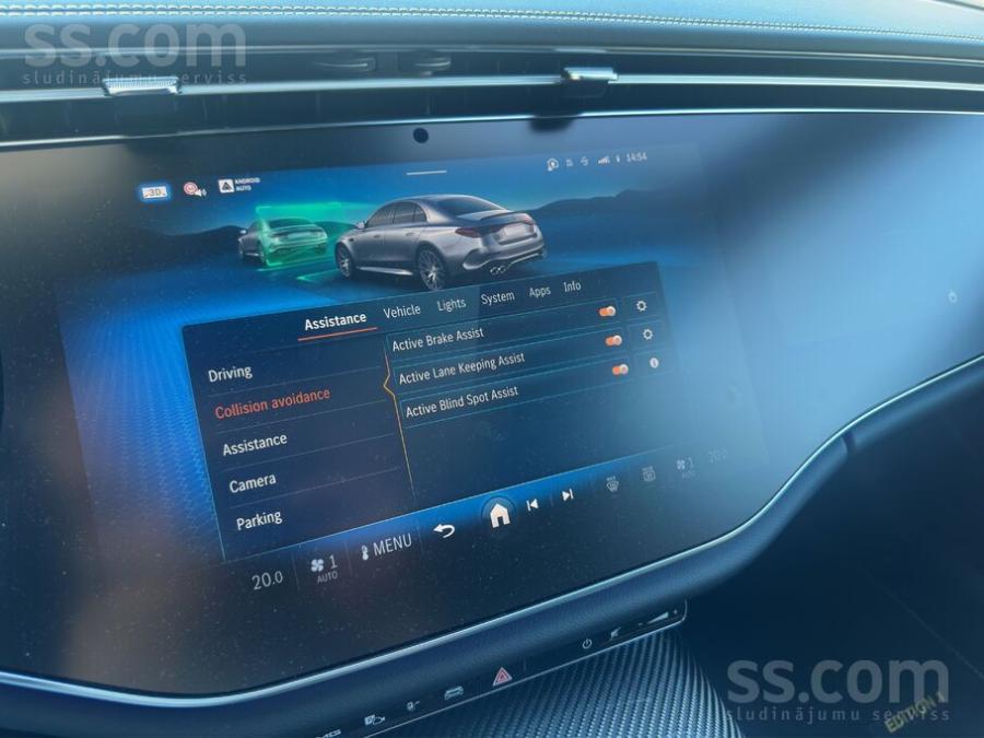 Белый Мерседес AMG E 53 2024 в Рига, объемом двигателя 3.00 л и пробегом 12 тыс. км за 116990 €, фото 13 на AUTOMOTO.COM.LV