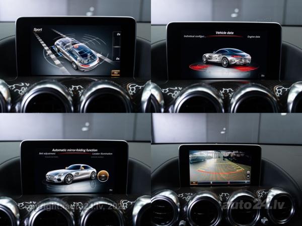 Black Mercedes-Benz amg-gt 2016 in Tallinn, with an engine capacity of 4.00 L and mileage of 120 thousand km for 84900 €, photo 11 on AUTOMOTO.COM.LV