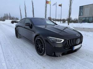 Black Mercedes-Benz amg-gt 2024 in Klaipeda, with an engine capacity of 3.00 L and mileage of 13 thousand km for 94100 €, photo 3 on AUTOMOTO.COM.LV