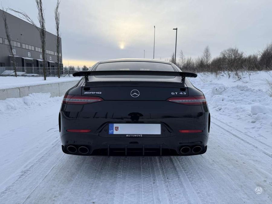 Black Mercedes-Benz amg-gt 2024 in Klaipeda, with an engine capacity of 3.00 L and mileage of 13 thousand km for 94100 €, photo 6 on AUTOMOTO.COM.LV