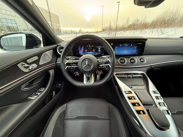 Черный Мерседес AMG GT 2024 в Клайпеда, объемом двигателя 3.00 л и пробегом 13 тыс. км за 93900 €, фото 11 на AUTOMOTO.COM.LV