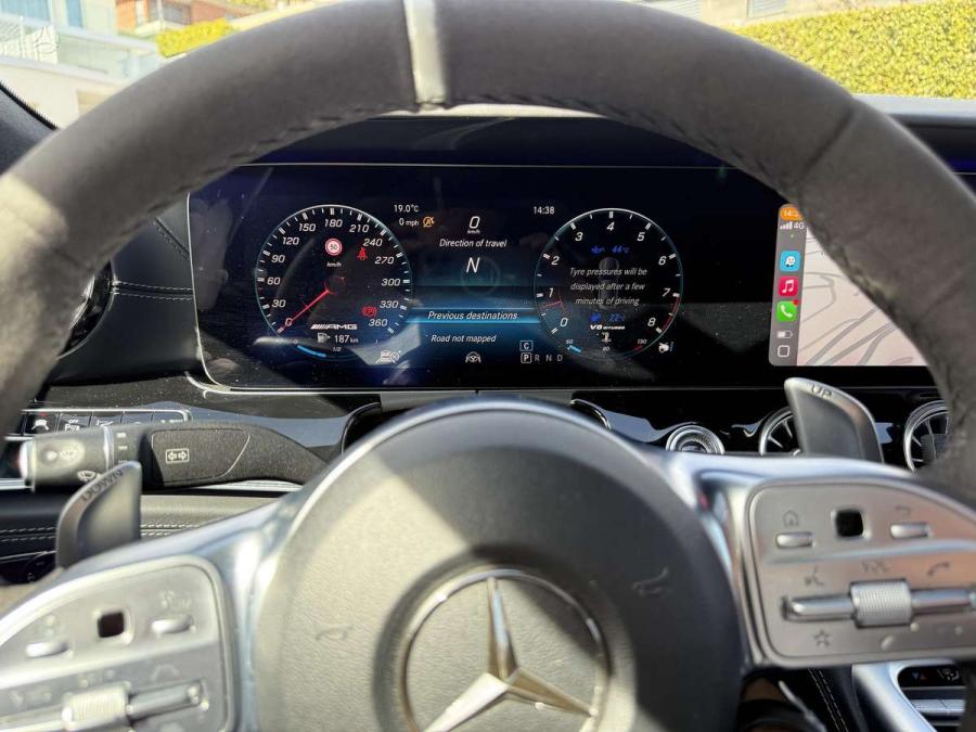 Черный Мерседес AMG GT 2019 в Вильнюс, объемом двигателя 4.00 л и пробегом 132 тыс. км за 65000 €, фото 21 на AUTOMOTO.COM.LV
