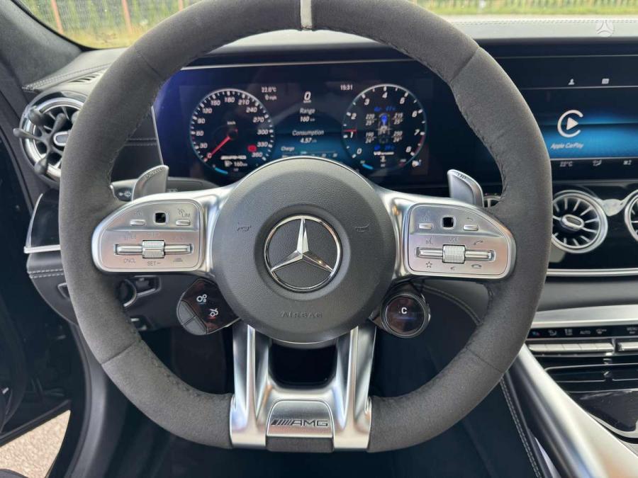 Черный Мерседес AMG GT 2019 в Вильнюс, объемом двигателя 4.00 л и пробегом 136 тыс. км за 65000 €, фото 14 на AUTOMOTO.COM.LV