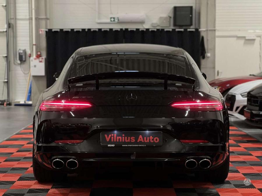 Black Mercedes-Benz amg-gt 2022 in Vilnius, with an engine capacity of 3.00 L and mileage of 71 thousand km for 77900 €, photo 6 on AUTOMOTO.COM.LV